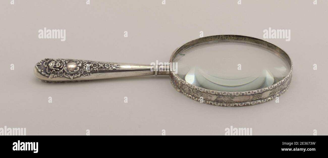 Magnifying Glass, late 19th century Stock Photo - Alamy