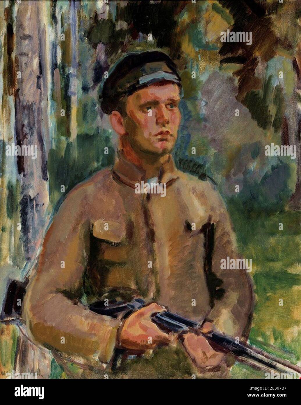Magnus Enckell - Metsästäjä (1919 Stock Photo - Alamy