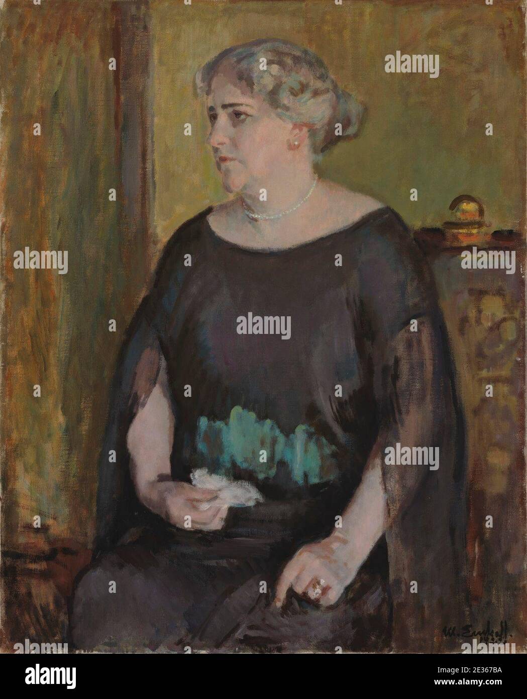 Magnus Enckell - Portrait of Mrs. Lydia Keirkner Stock Photo - Alamy