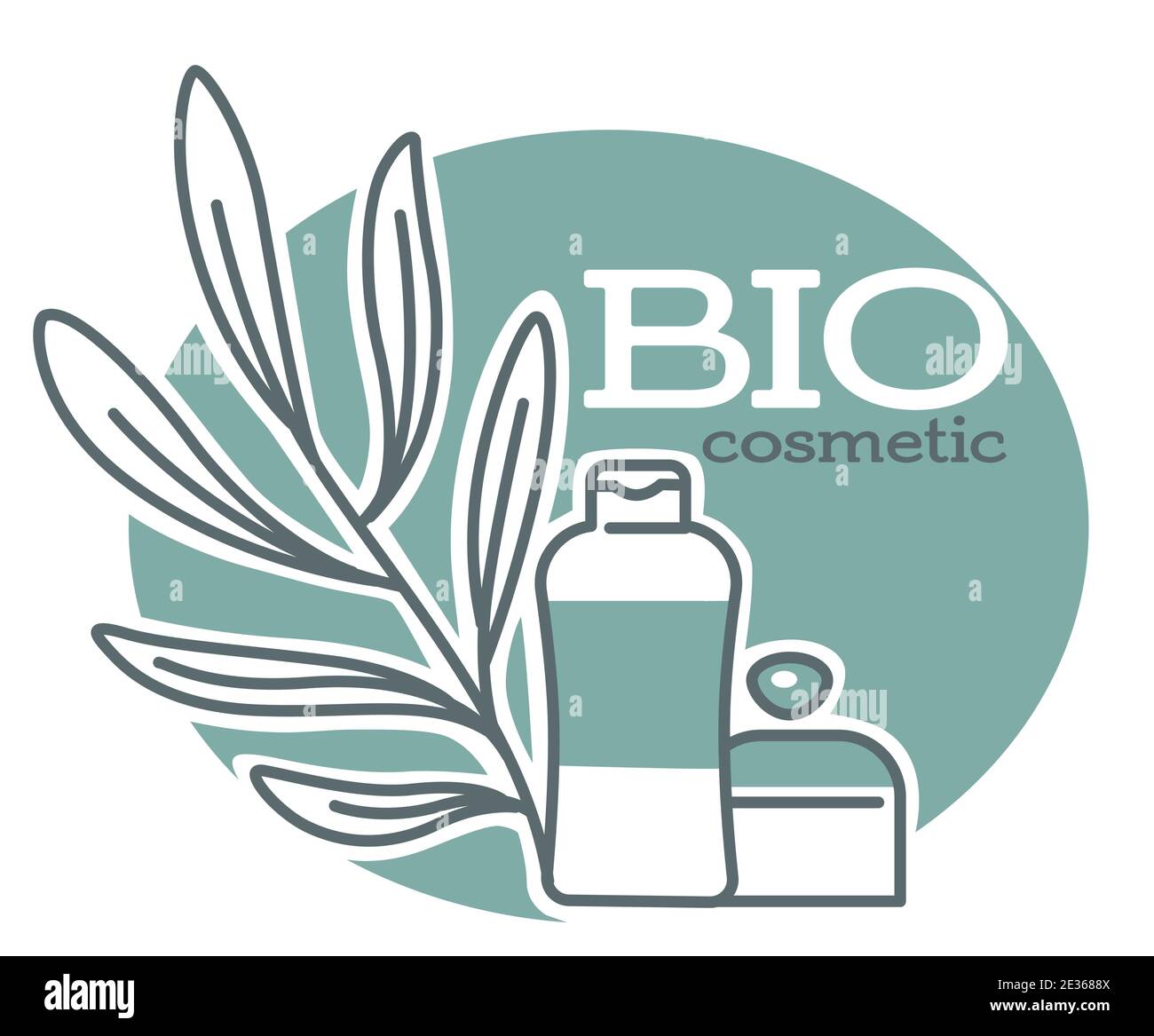 Bio skincare Stock Vector Images - Alamy