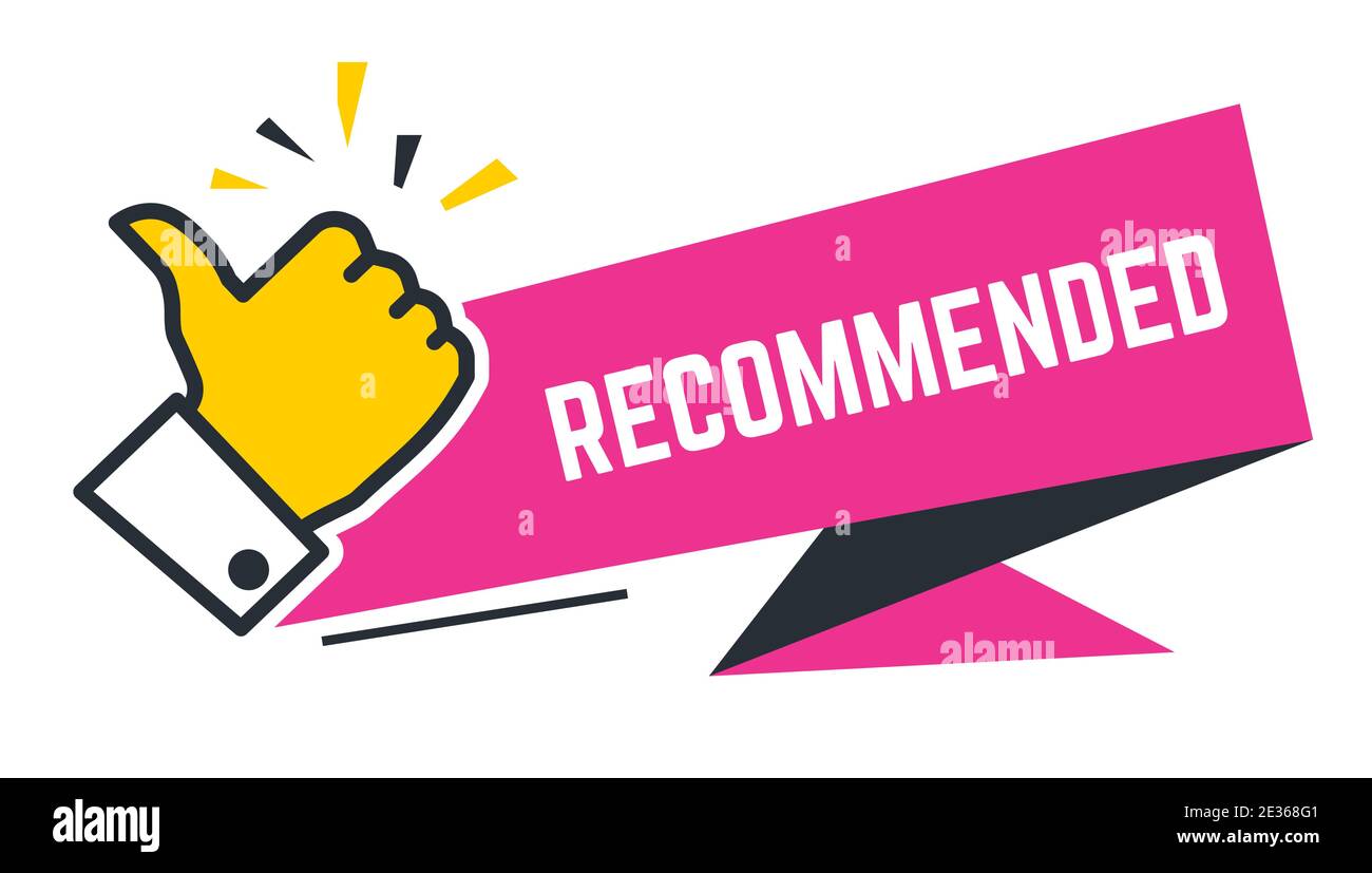 Recommend product Stock Vector Images - Alamy