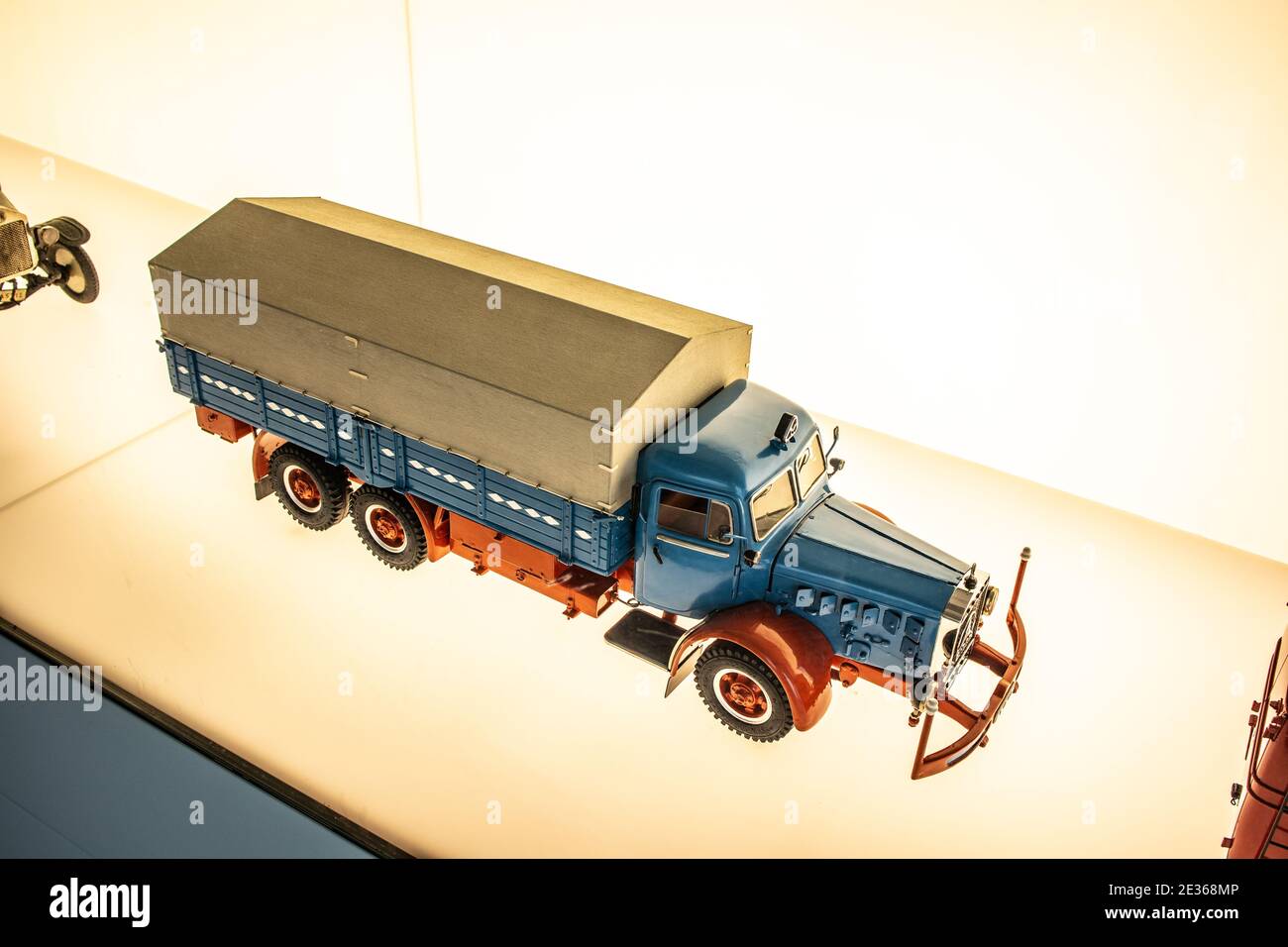 STUTTGART, GERMANY, 2019: Vintage retro old classic car bus toys ...