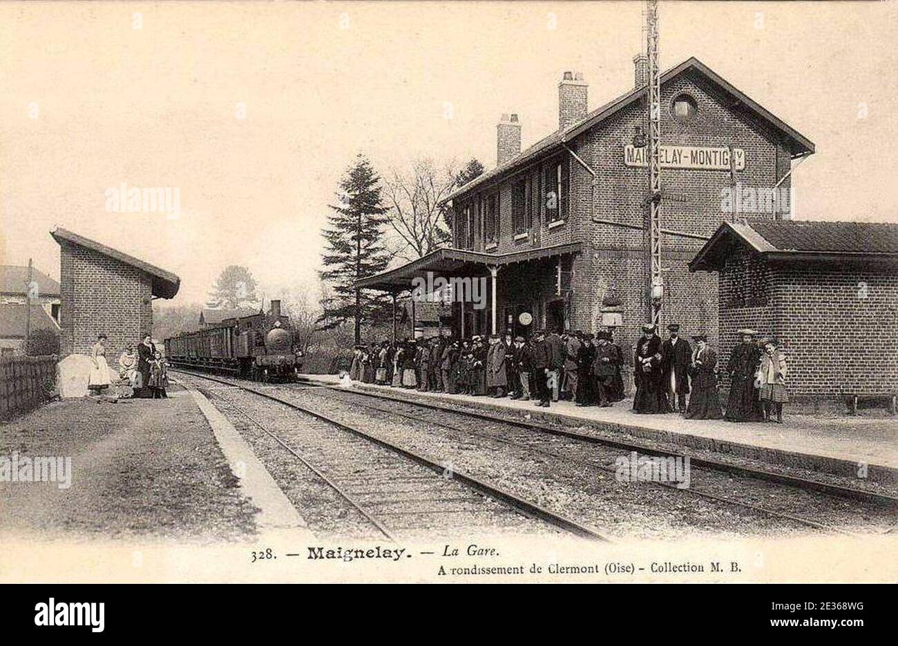 Maignelay-Montigny (60), la gare 2 Stock Photo - Alamy