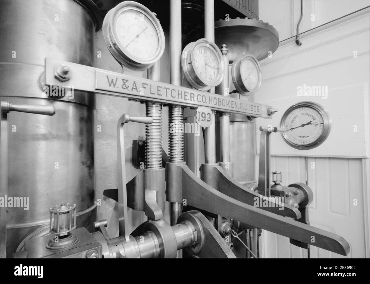 Main engine Black and White Stock Photos & Images - Alamy