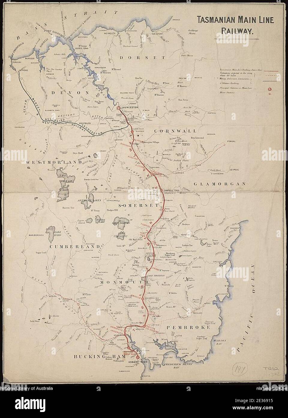 Main line railway map Stock Photo - Alamy