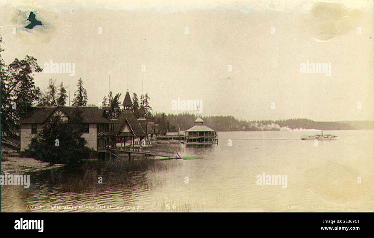 Madison Street Park, Seattle, Washington, ca 1892 Stock Photo - Alamy