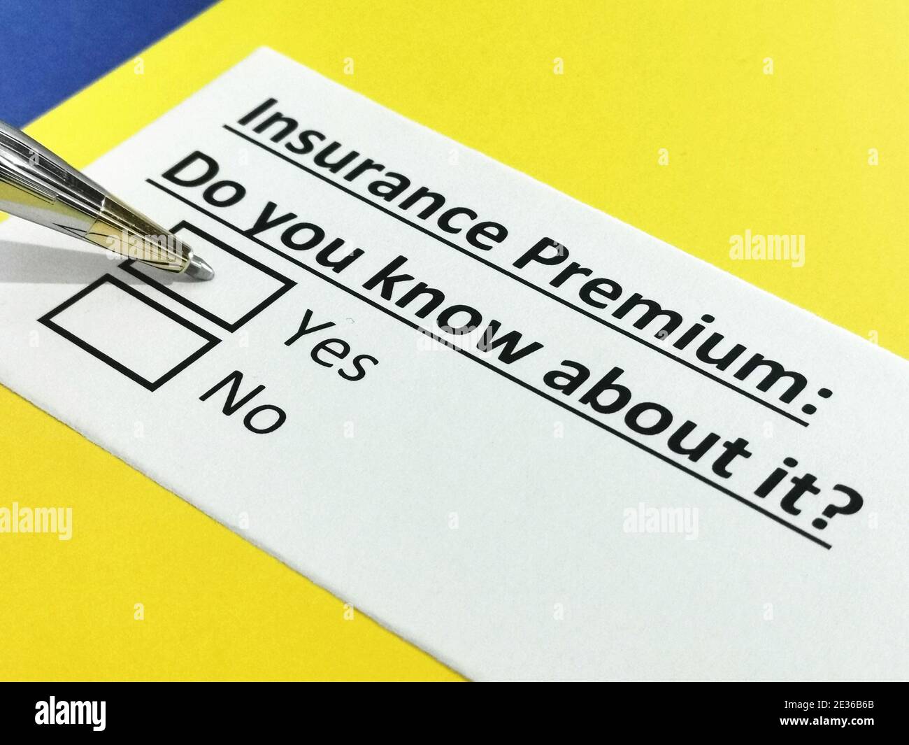 Insurance premium hi-res stock photography and images - Alamy