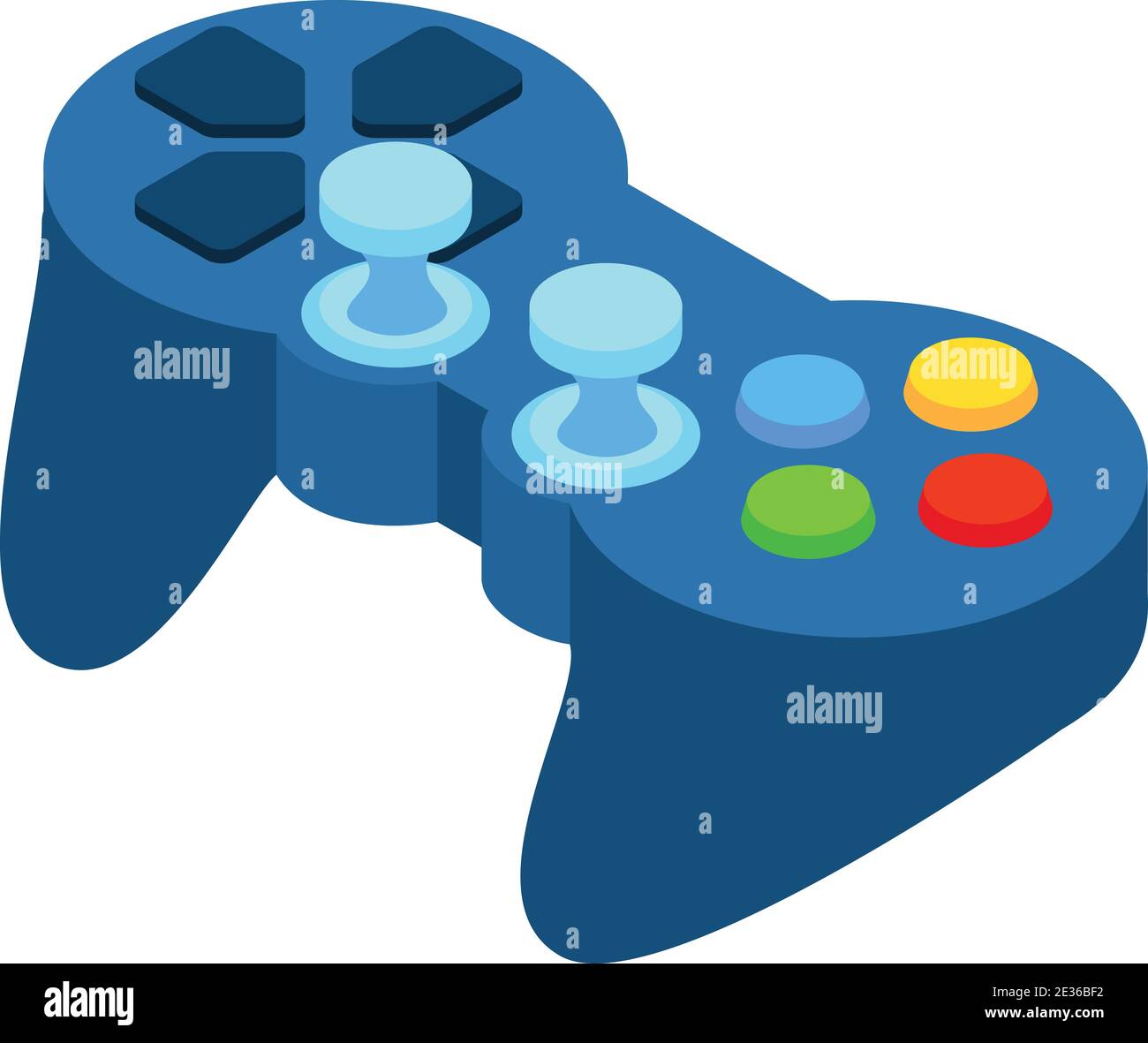 Joystick icon. Isometric of joystick vector icon for web design ...