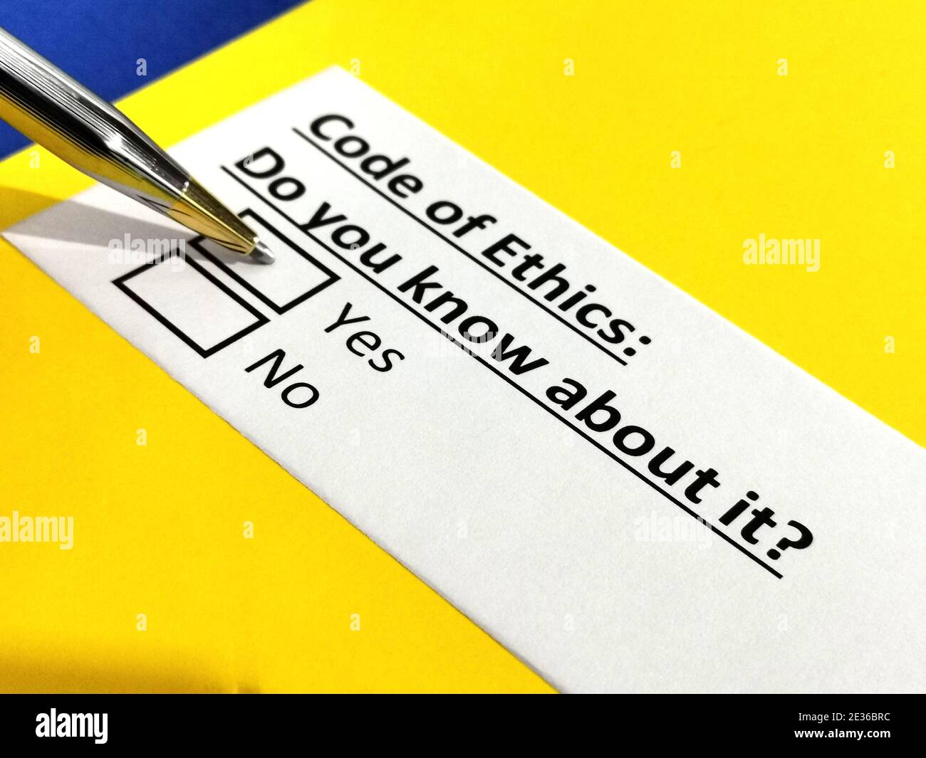 Code of ethics hi-res stock photography and images - Alamy