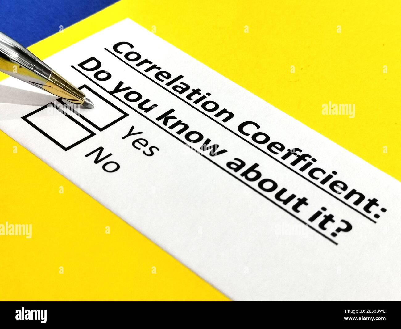 Correlation coefficient hi-res stock photography and images - Alamy