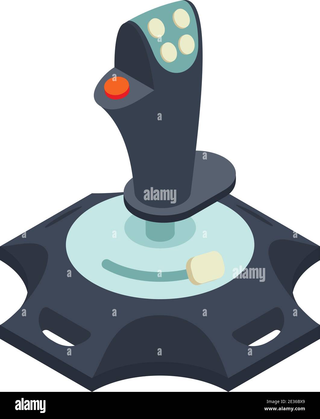 Arcade controller icon. Isometric of arcade controller vector icon for ...