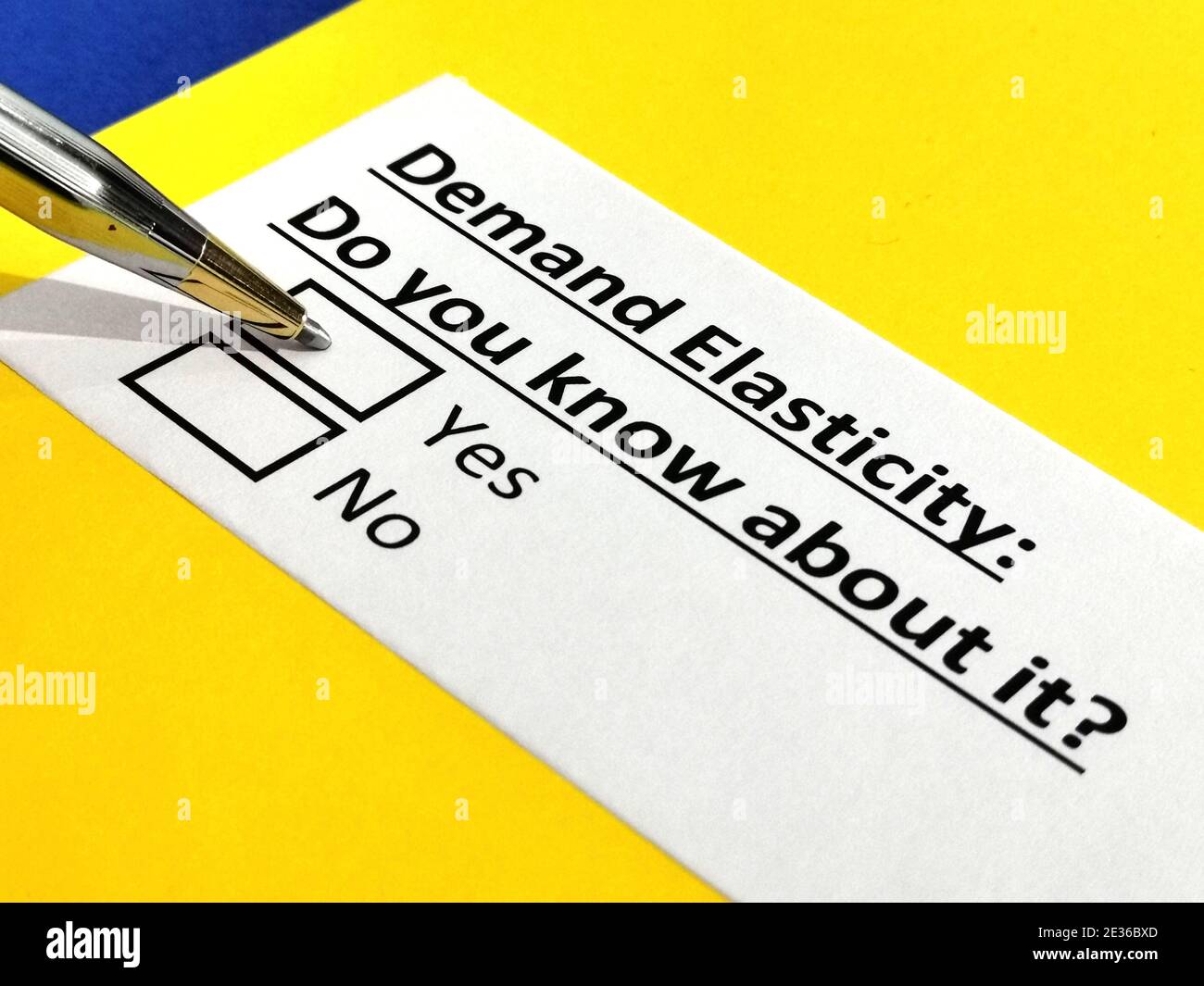 Demand elasticity hi-res stock photography and images - Alamy