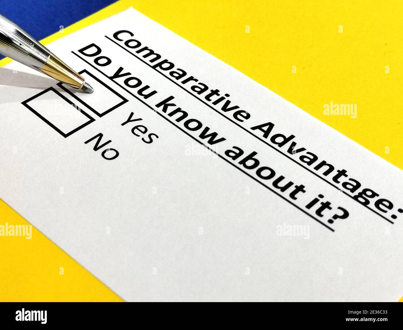 Comparative advantage hi-res stock photography and images - Alamy