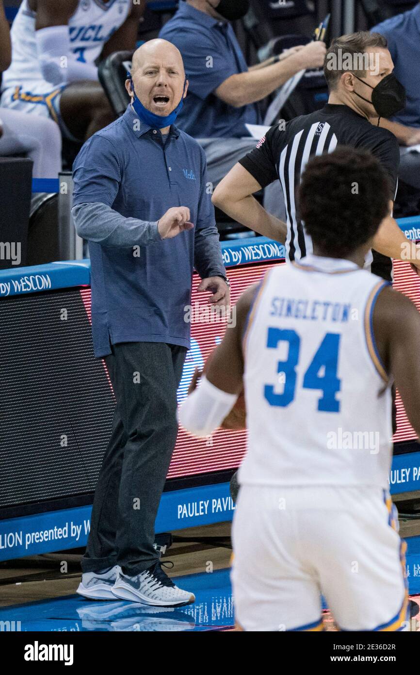 UCLA Bruins head coach Mick Cronin during an NCAA college basketball ...