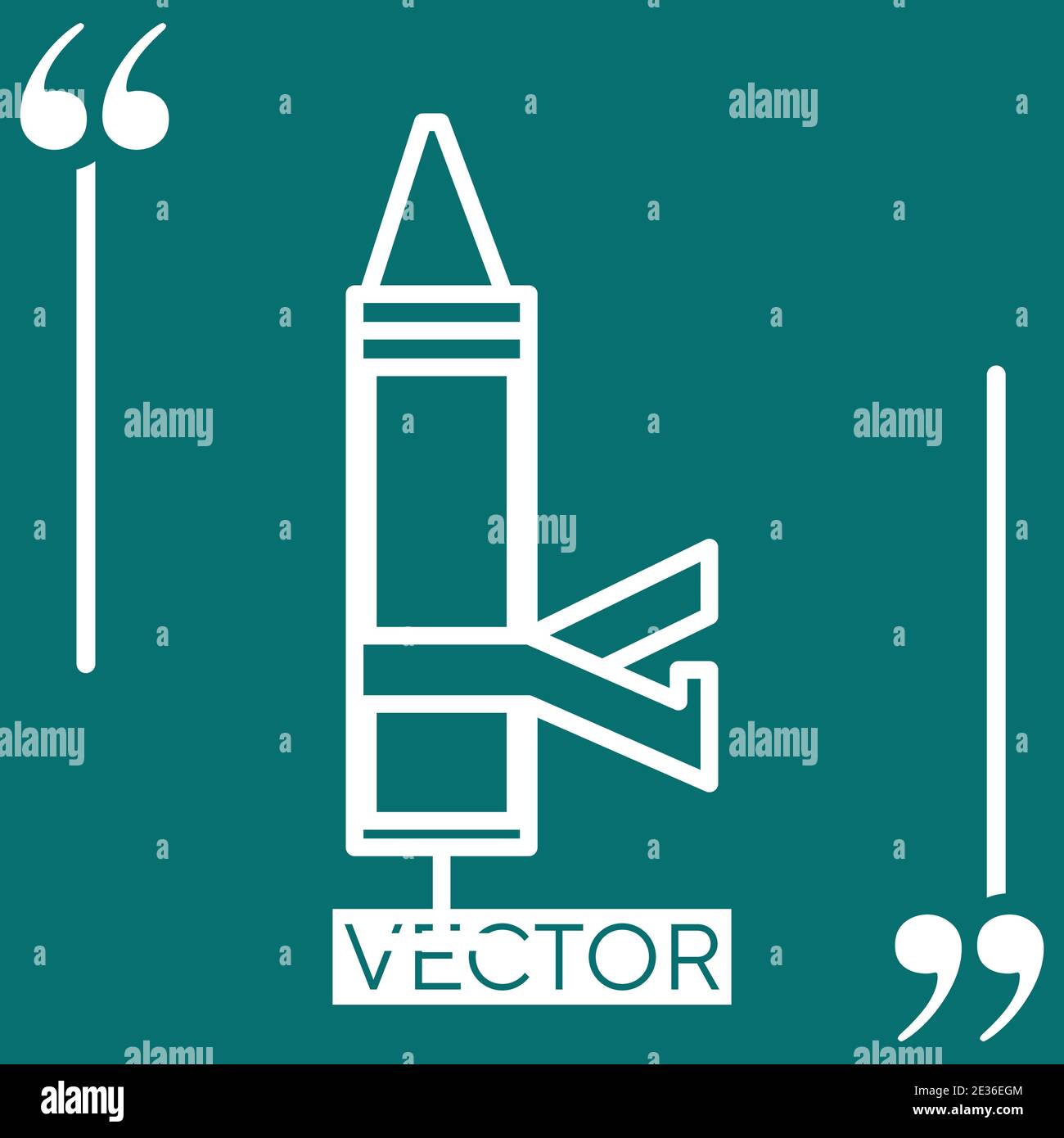 Single Crayon Outline