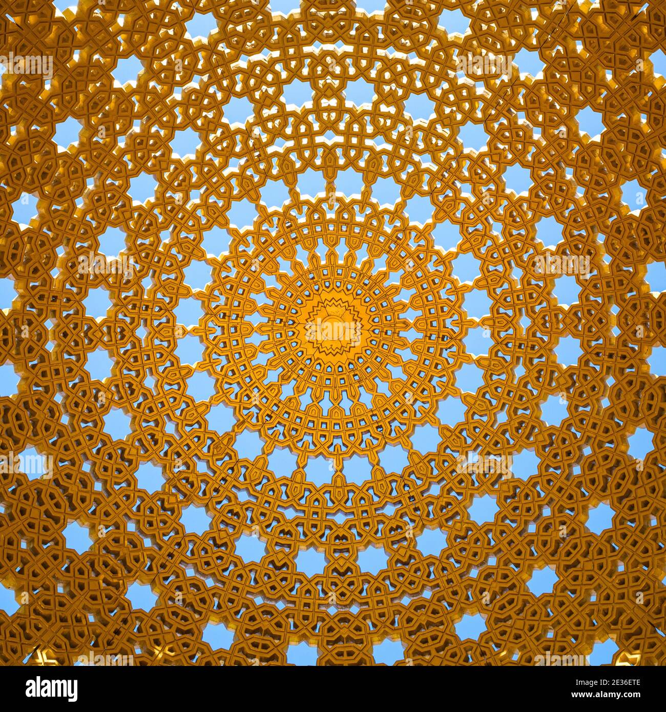 Golden roof with islamic pattern; Oman Stock Photo - Alamy