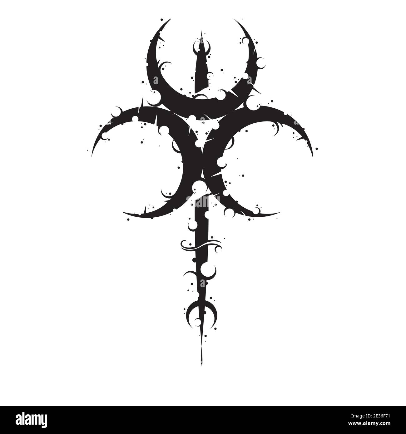 Moon trio symbol background Stock Vector Image & Art - Alamy