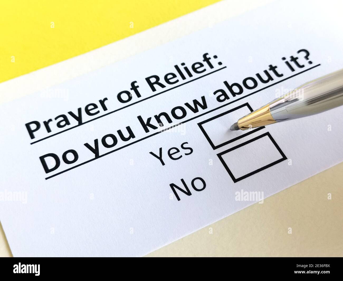 Answer to prayer hi-res stock photography and images - Alamy