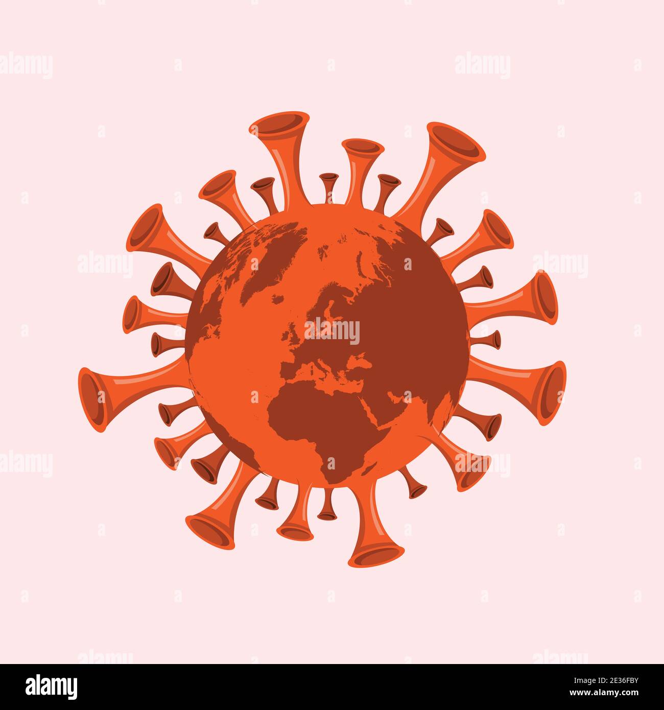 Infected world Stock Vector Images - Alamy
