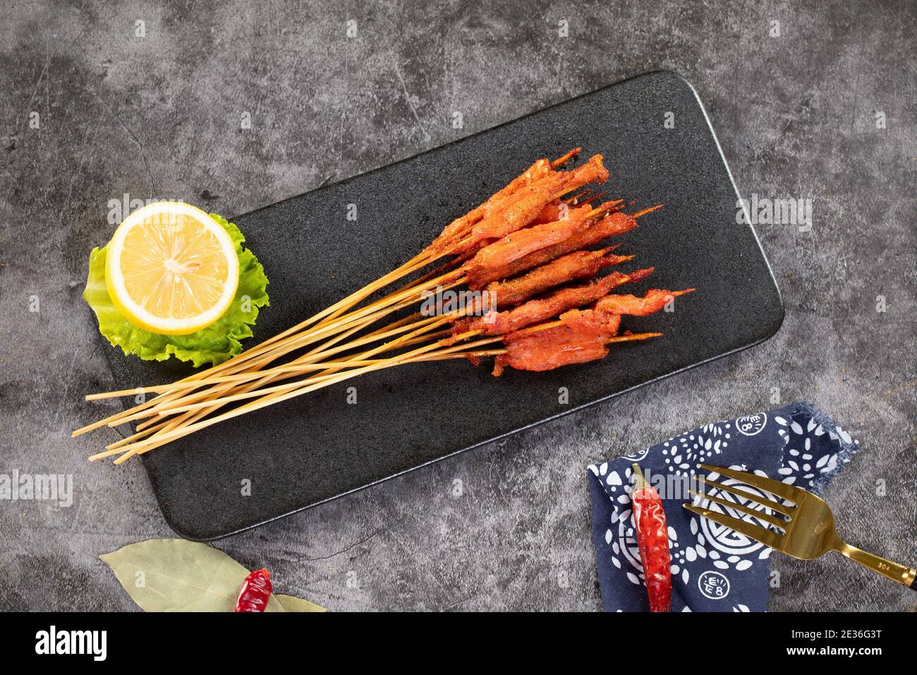 Various raw meat top view hi-res stock photography and images - Alamy