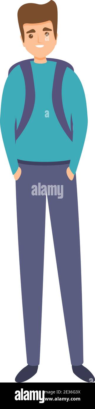 Primary school uniform icon. Cartoon of primary school uniform vector ...