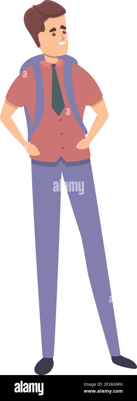 Official school uniform icon. Cartoon of official school uniform vector ...