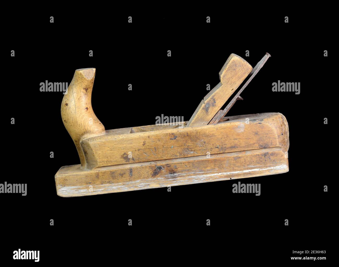 Old fashioned carpenters plane hi-res stock photography and images - Alamy