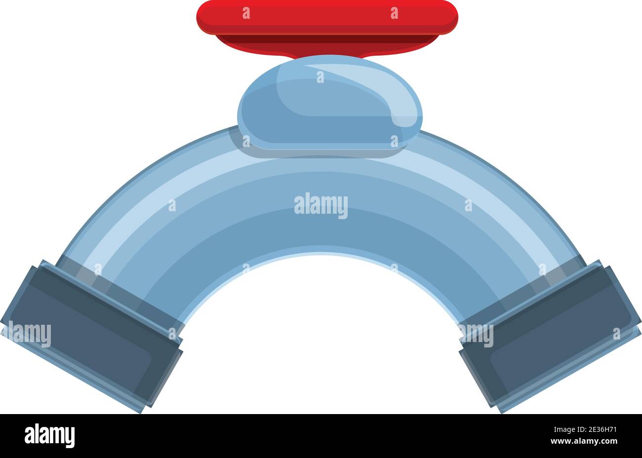 Tap pipe icon. Cartoon of tap pipe vector icon for web design isolated ...