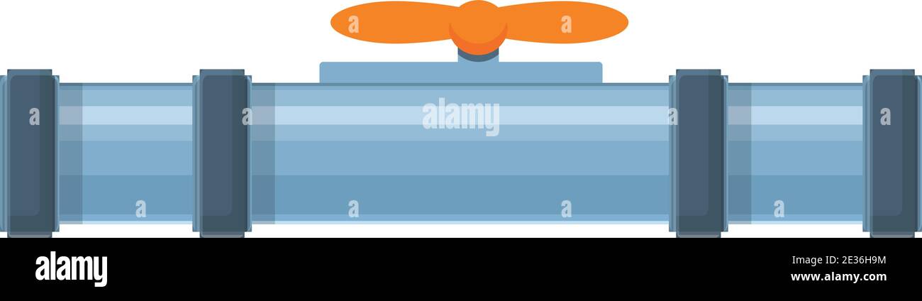 Pipe icon. Cartoon of pipe vector icon for web design isolated on white ...