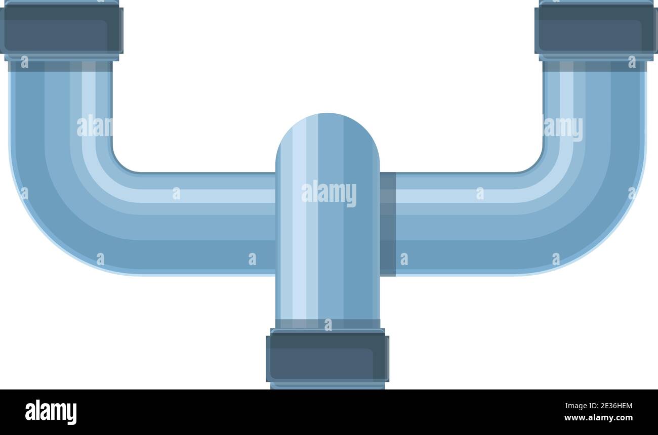 Flow pipe icon. Cartoon of flow pipe vector icon for web design ...