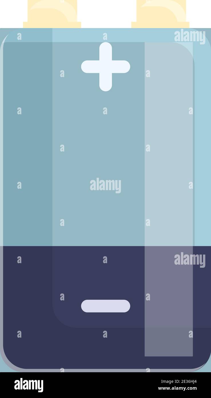 Waste battery icon. Cartoon of waste battery vector icon for web design ...