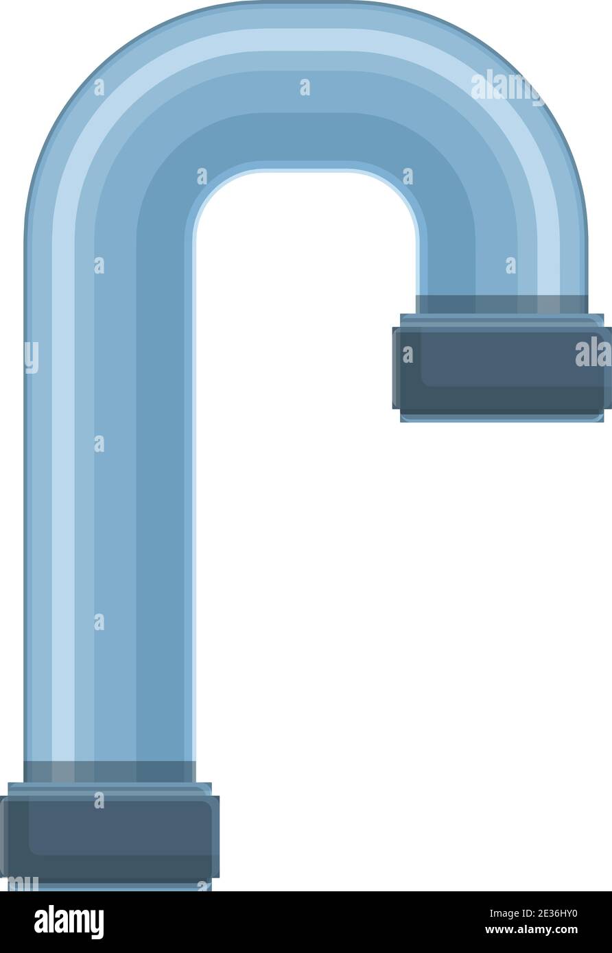 Metal pipe icon. Cartoon of metal pipe vector icon for web design ...