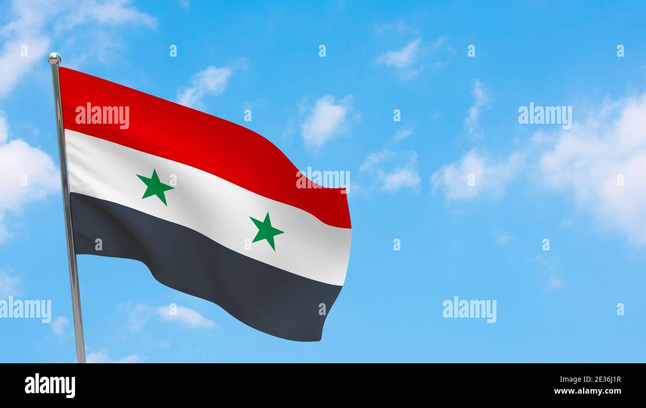 Syria flagpole symbol hi-res stock photography and images - Alamy