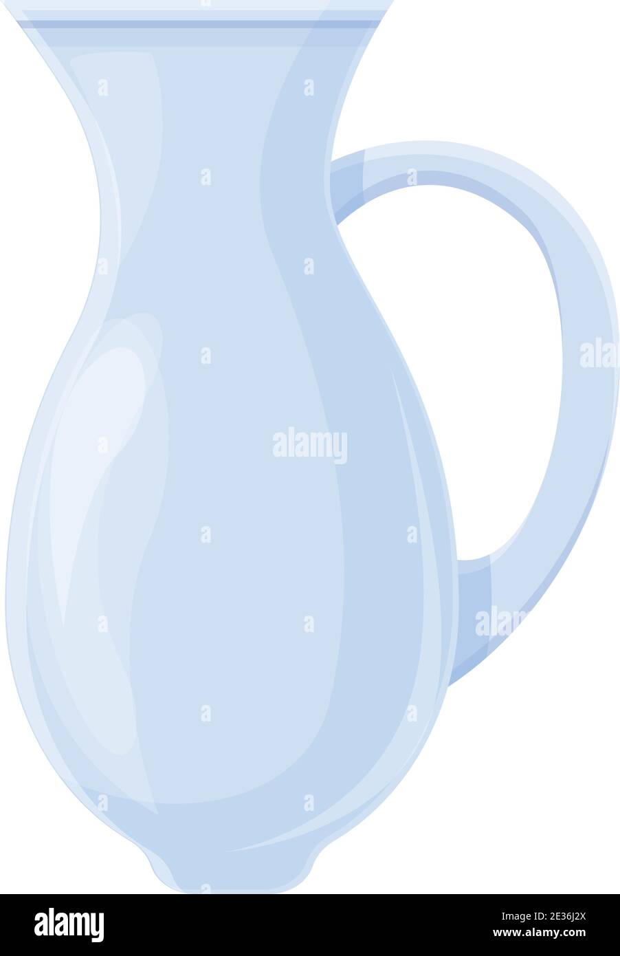 Pitcher glass icon. Cartoon of pitcher glass vector icon for web design ...