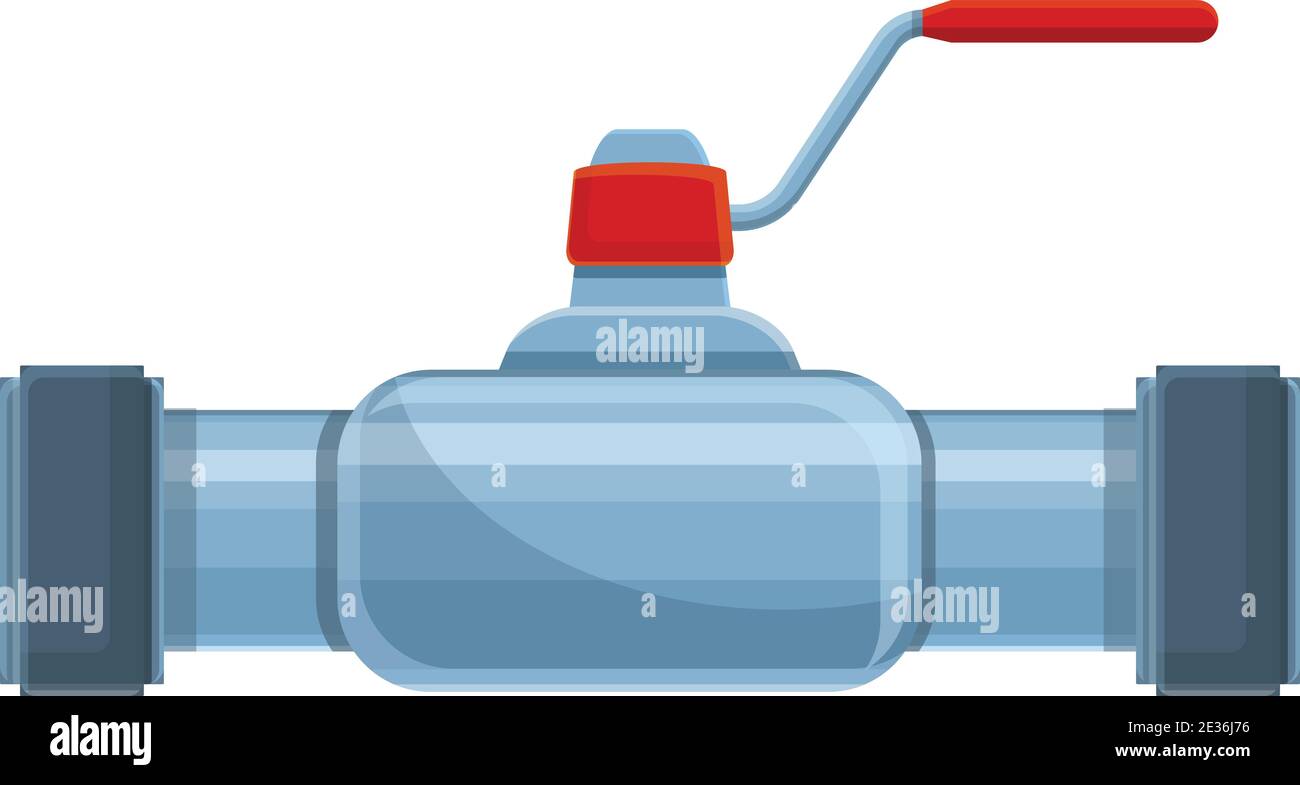 Distribution pipe icon. Cartoon of distribution pipe vector icon for ...