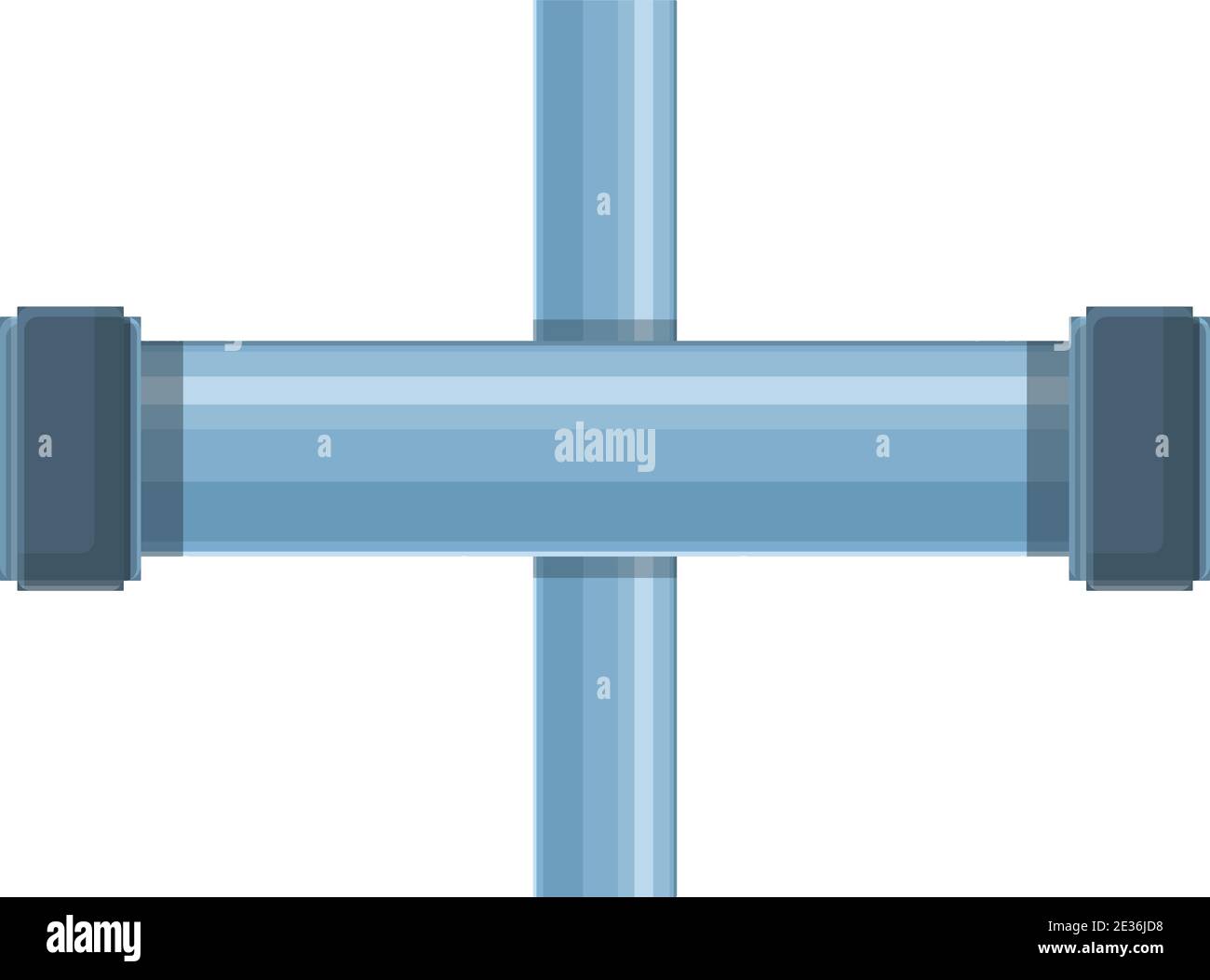 Pvc pipe icon. Cartoon of pvc pipe vector icon for web design isolated ...