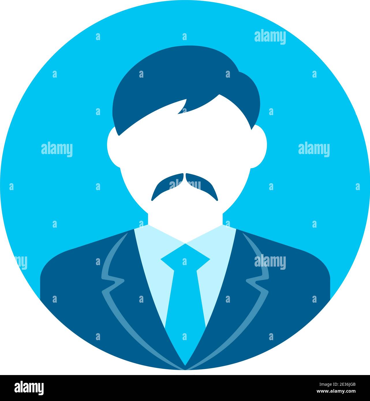 Circular avatar vector illustration (Male Stock Vector Image & Art - Alamy