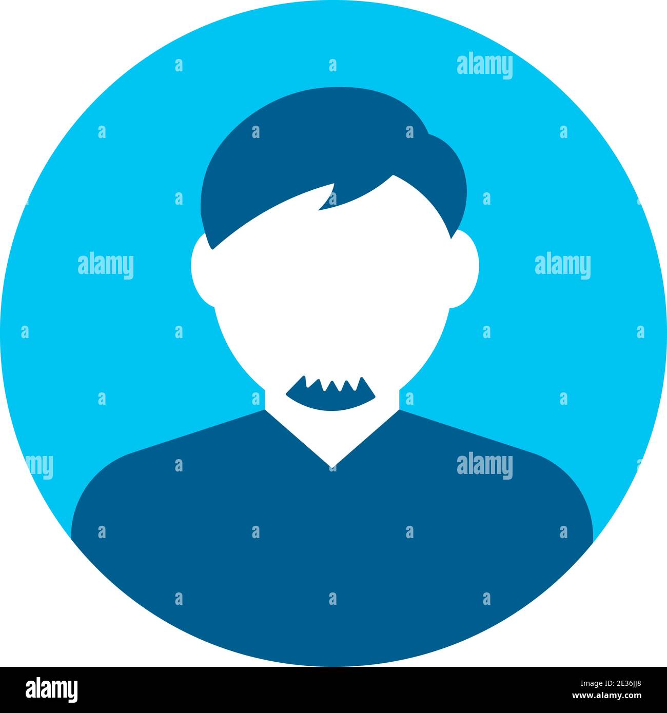 Circular avatar vector illustration (Male Stock Vector Image & Art - Alamy