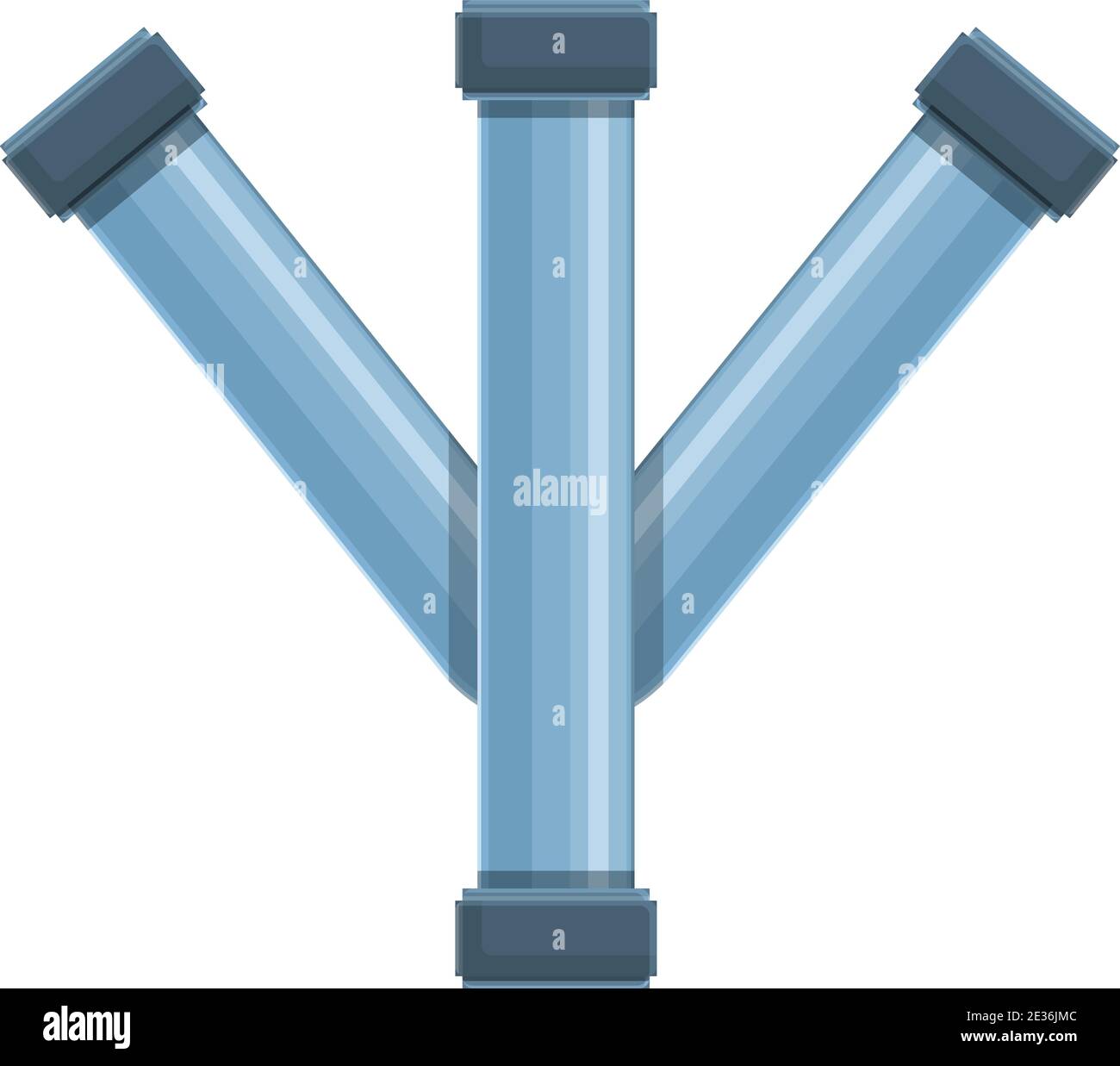 Triple pipe icon. Cartoon of triple pipe vector icon for web design ...