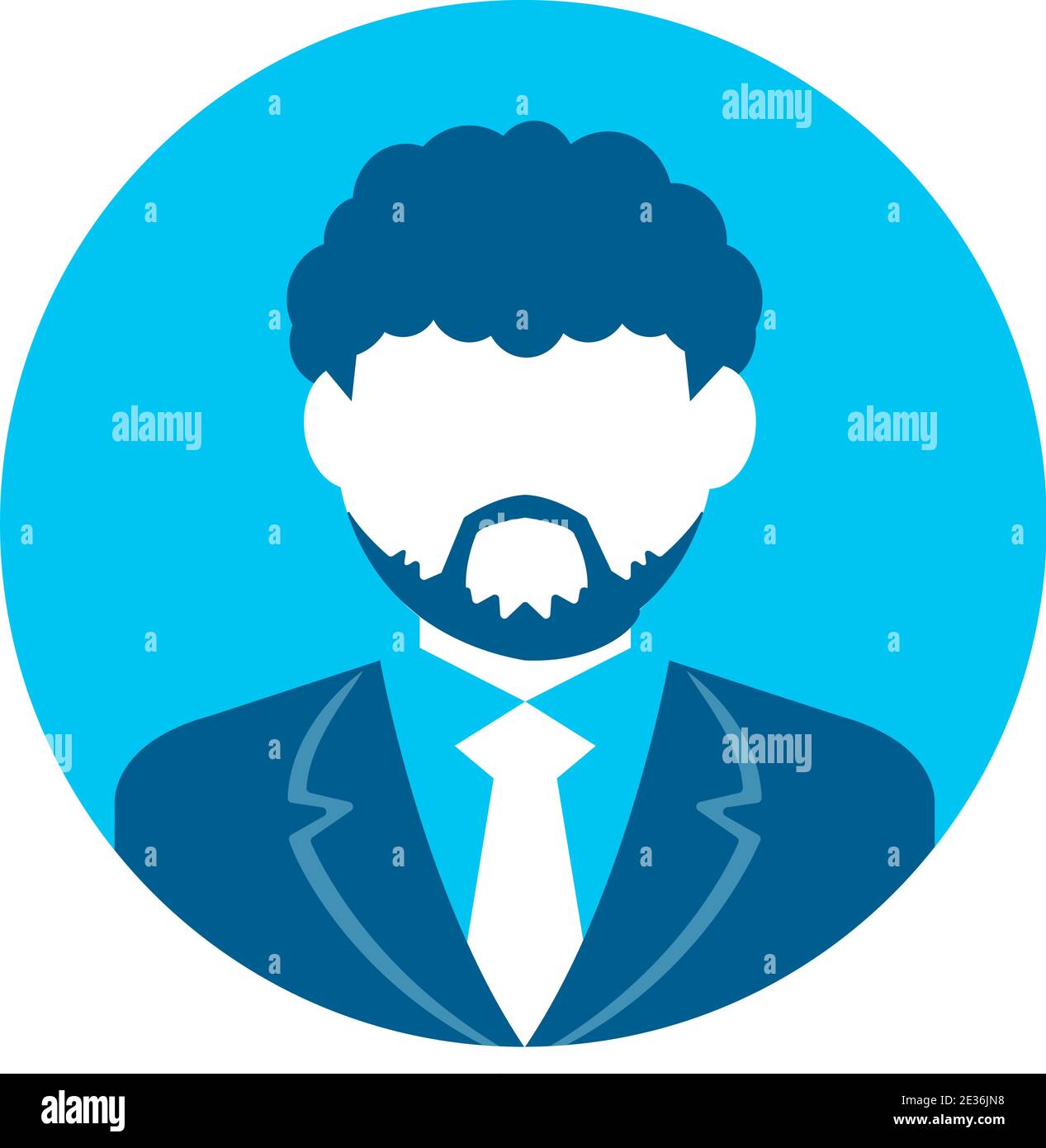 Circular avatar vector illustration (Male Stock Vector Image & Art - Alamy