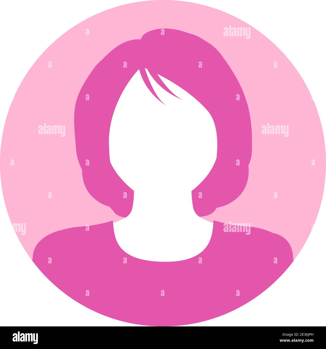 Circular vector avatar illustration ( female Stock Vector Image & Art ...