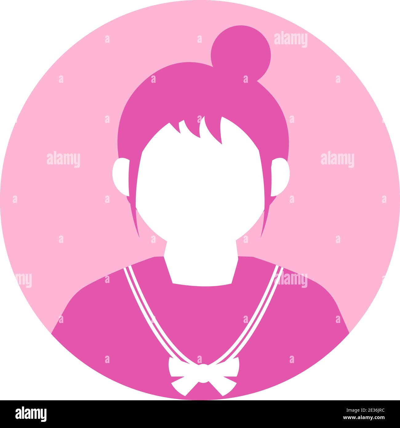 Circular vector avatar illustration ( female Stock Vector Image & Art ...