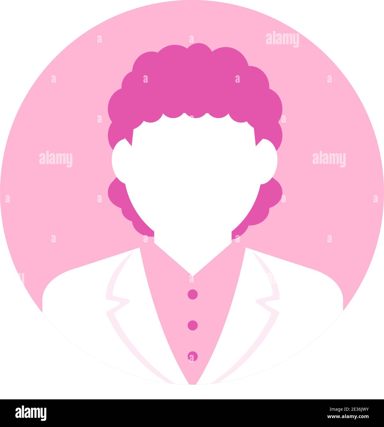 Circular vector avatar illustration ( female Stock Vector Image & Art ...