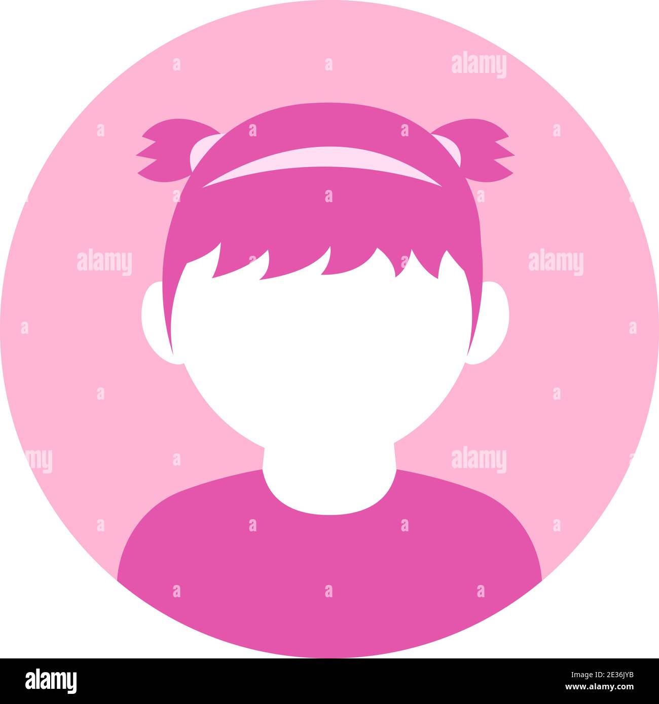 Circular vector avatar illustration ( female Stock Vector Image & Art ...