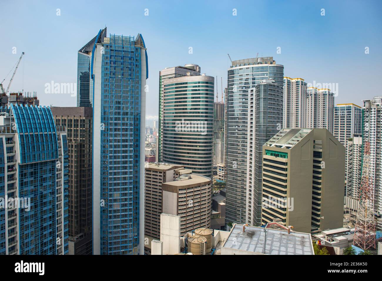 Buildings at business center Makati city, Philippines Stock Photo - Alamy