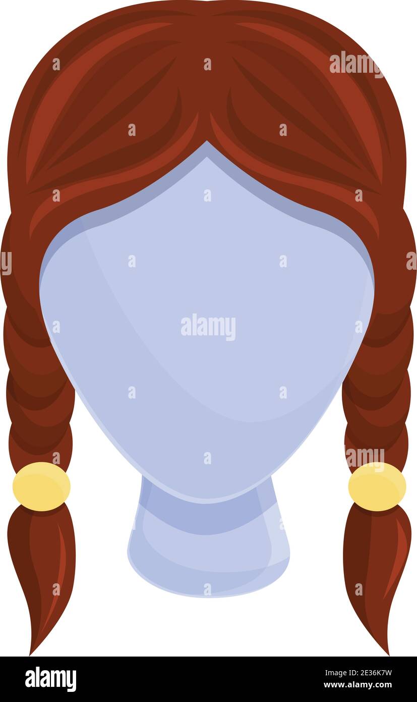 School wig icon. Cartoon of school wig vector icon for web design ...