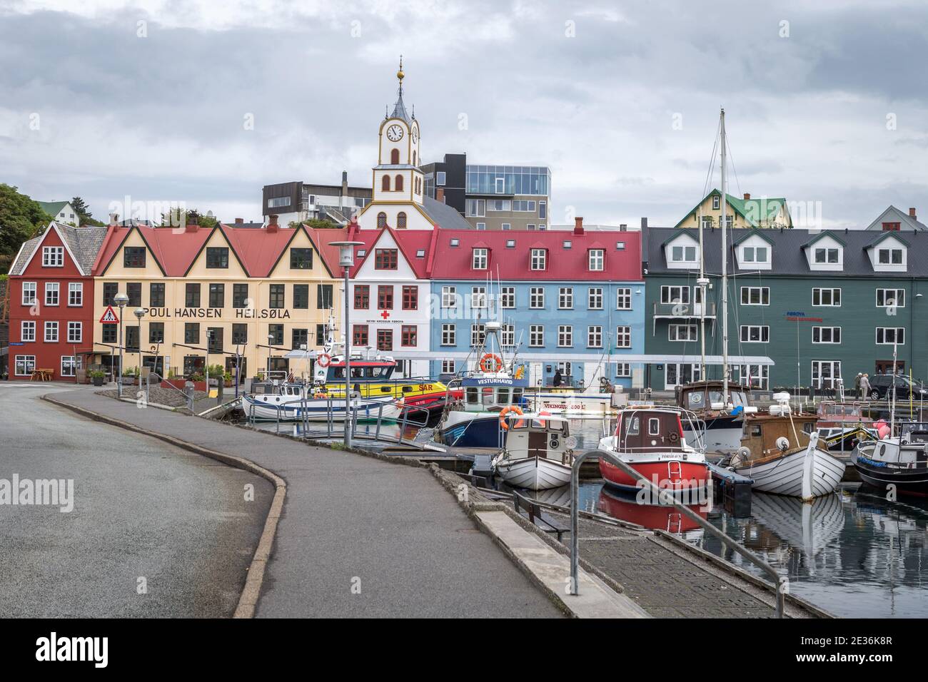 Torshavn harbour, Streymoy Island, Faroe Islands Stock Photo - Alamy