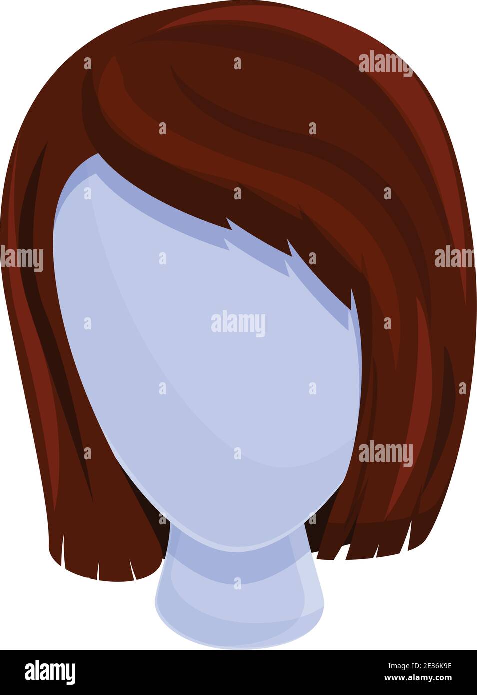 Actress wig icon. Cartoon of actress wig vector icon for web design ...