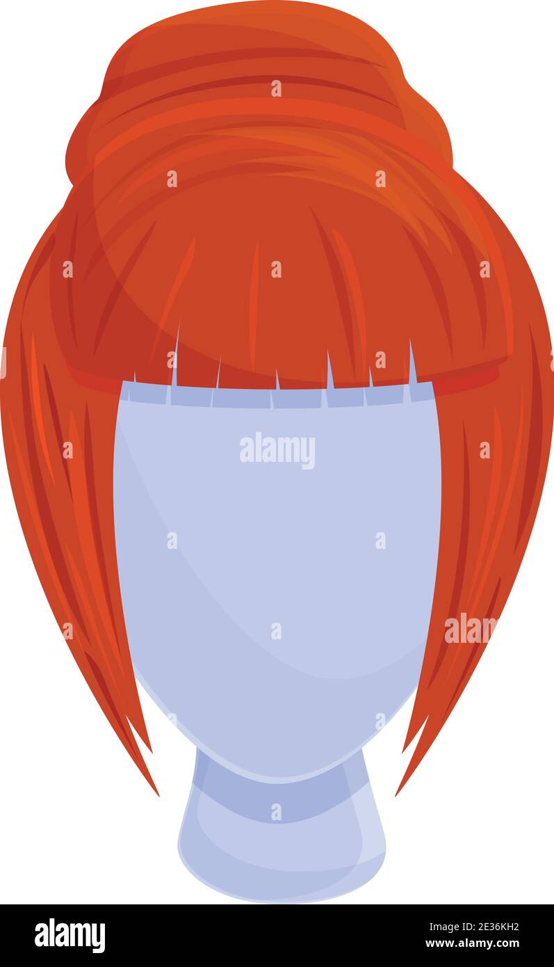 Classic wig icon. Cartoon of classic wig vector icon for web design ...