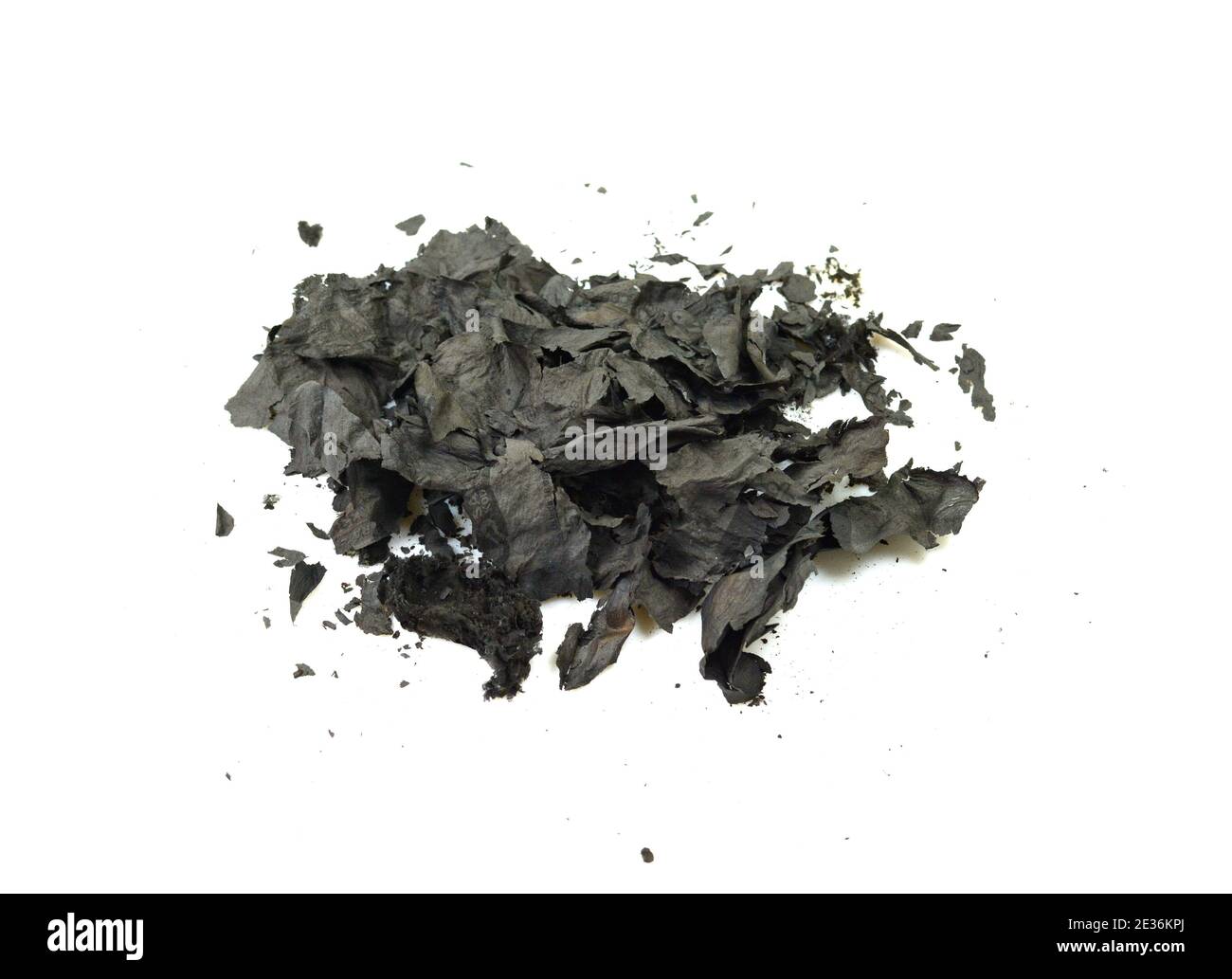 Black ashes from burnt paper Stock Photo - Alamy